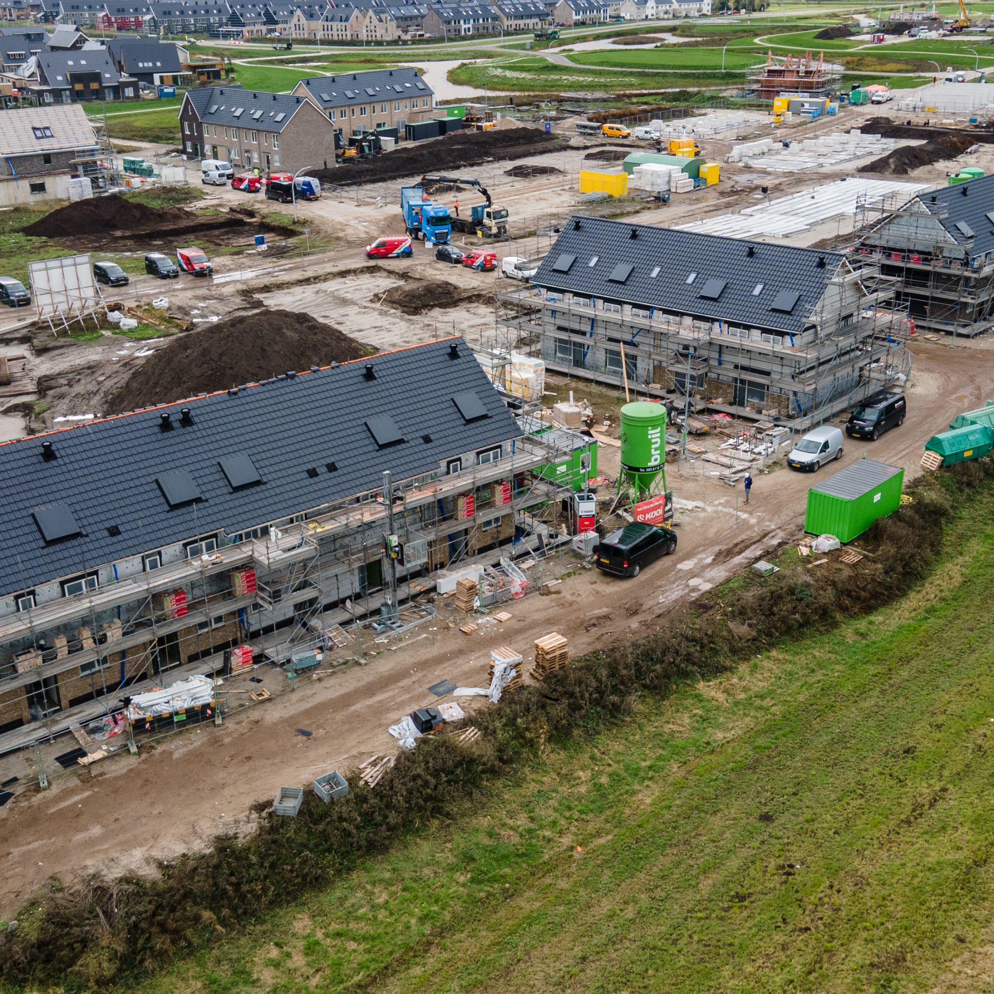 Voortgang bouw 32 woningen Breezicht Zwolle » Nikkels